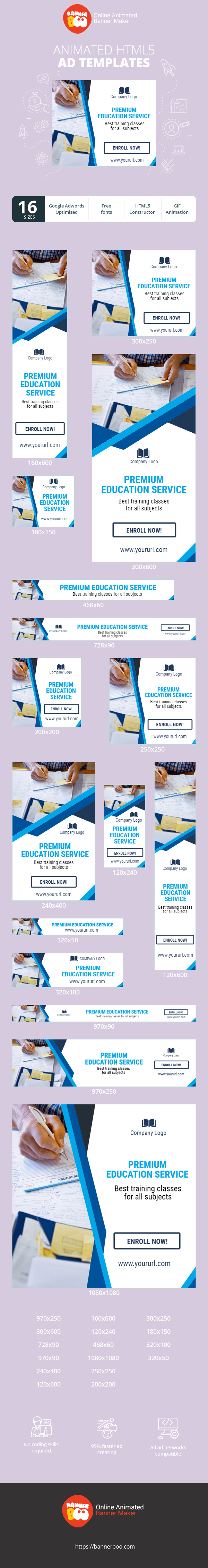 Education Banner Ad Templates