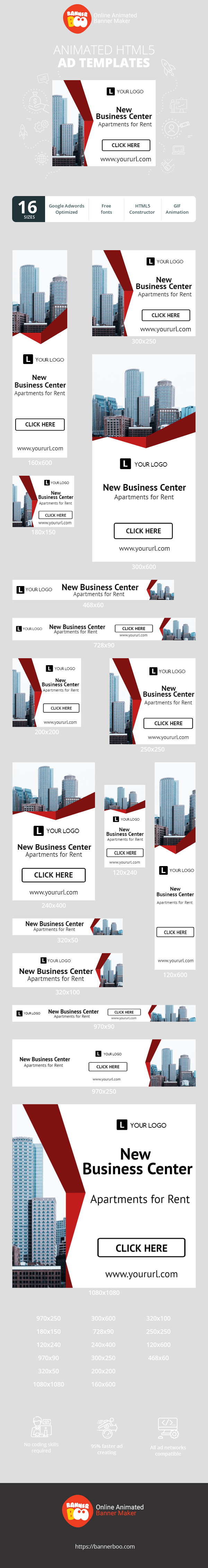 Real Estate Banner Ad Templates
