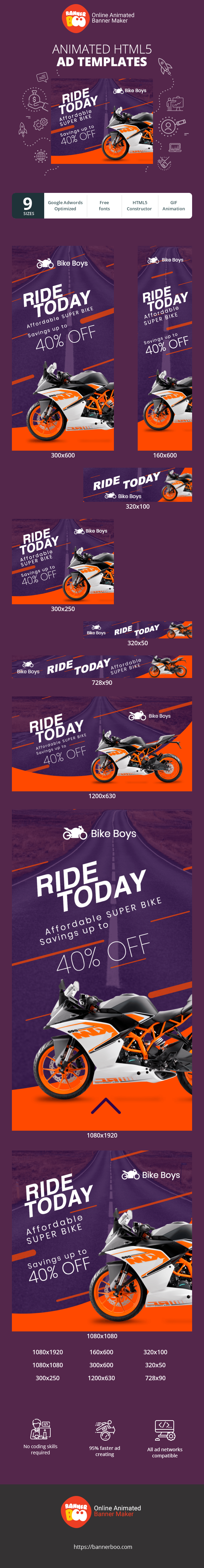 Transport Banner Ad Templates