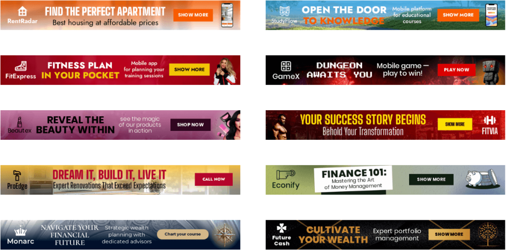 Was sind die Standard-Bannergrößen für 2025?. Lesen Sie im BannerBoo ...